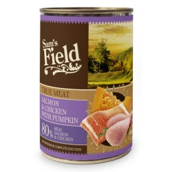 Sam's Field True Meat Salmon & Chicken with Pumpkin 400 g - Jeftinije.hr