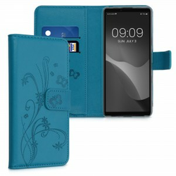 Preklopna futrola s dizajnom leptir za Sony Xperia 10 III - petrolej ...