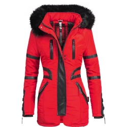 NAVAHOO Zimski plašč ''Moon'', rdeča - Ceneje.si