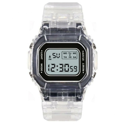 Digitalna ura Transparent - črna KP21628 - Ceneje.si