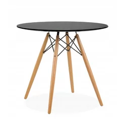 Okrugli stol ANELLO Black 80 cm - Jeftinije.hr