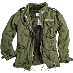 Moška zimska vojaška jakna M65 regiment Surplus, Olivna - Ceneje.si