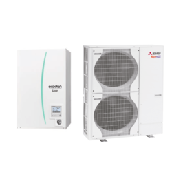 MITSUBISHI ogrevalna toplotna črpalka ZUBADAN PUHZ-SHW140YHA + HYDROBOX ...
