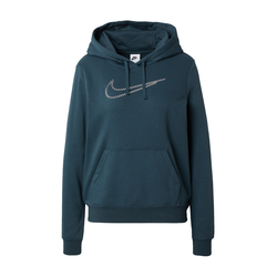 Nike W NSW PE CLB FLC SHINE OS PO, ženski pulover, zelena FB8763 ...