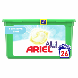 Ariel gel kapsule sensitive skin 26 komada za 26 pranja - Jeftinije.hr