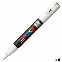 NEW Flomastri POSCA PC-1M Bela Črna (6 kosov) - Ceneje.si