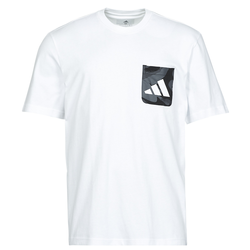 adidas Majice kratkih rukava CAMO PKT TEE Bijela - Jeftinije.hr
