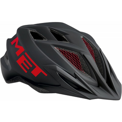 Biciklistička kaciga MET Crackerjack youth Boja: crna/crvena - Jeftinije.hr