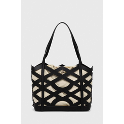 Torba United Colors of Benetton boja: crna - Jeftinije.hr