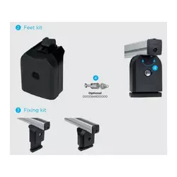 MENABO Kit za prtljažnik PROFESSIONAL FIX601FP Menabo 000103000000 ...