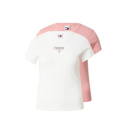 Tommy Jeans Majica ''ESSENTIAL'', mornarsko plava / rosé / crvena ...