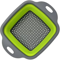 ER4 Zložljiv Cedilo Silikonsko Cedilo Odcejalnik Z Ročaji - Ceneje.si