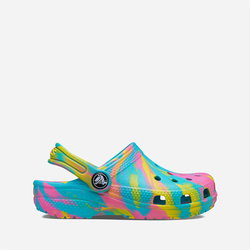 Crocs Classic Marbled Kids Clog 207464 DIGITAL AQUA/MULTI - Ceneje.si