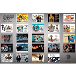 Poster Pyramid Movies: James Bond - 23 Movies - Jeftinije.hr