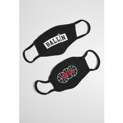Ballin and My Game Face Mask 2-Pack Black - Ceneje.si