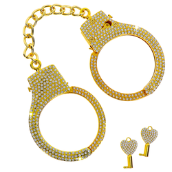 Zlatne metalne lisice Shiny Obsession - Jeftinije.hr