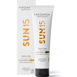 MÁDARA Organic Skincare SUN15 Beach BB Shimmering Sunscreen SPF 15 ...