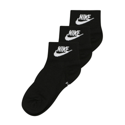 Nike Sportwear Everyday Essential Ankle Socks 3-Pack Black/ White ...