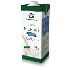 ZELENE DOLINE trajno pol posneto mleko (1.5% m.m.), 1l - Ceneje.si