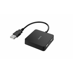 HAMA Vozlišče – Hub 00200121, 4 vrata, USB 2.0, 480 Mbit/s - Ceneje.si