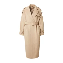 EDITED Prijelazni kaput ''Eilika'', bež / bijela - Jeftinije.hr