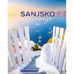 Koledar stenski sanjsko potovanje 2026 ROKOVNIK&KOLEDAR - Ceneje.si