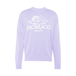 Fiorucci Sweater majica, lavanda / bijela - Jeftinije.hr
