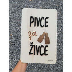 Lesena tabla PIVCE - Ceneje.si