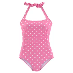 LASCANA Jednodijelni kupaći kostim, rosé / bijela - Jeftinije.hr