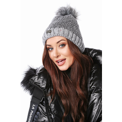 Dark gray cap with herringbone - Ceneje.si