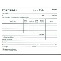 TI.VII-8/ncr Otkupni blok A6 14,5x10,3mm, 3x50 listova OG - Jeftinije.hr