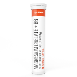 UNIPRO Sp. z o.o. Magnezij kelat + B6 - GymBeam 14 x 20 tab mango ...