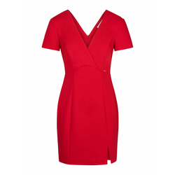 Obleka Morgan rdeča barva, - Ceneje.si