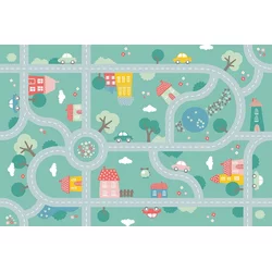 Marko Vinil podloga - Podeželske ulice, 100x150 - Ceneje.si