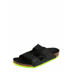 BIRKENSTOCK Otvorene cipele, crna / neonsko zelena - Jeftinije.hr