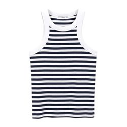 MANGO Top ''BONI'', mornarsko plava / bijela - Jeftinije.hr