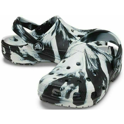 Crocs Classic Marbled Kids Clog 207464 BLACK/WHITE - Jeftinije.hr