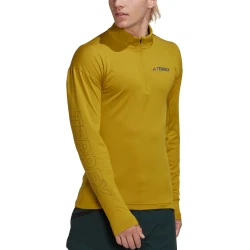 adidas Terrex Tehnička sportska majica, senf / crna - Jeftinije.hr