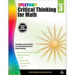 Spectrum Critical Thinking for Math, Grade 3 - Jeftinije.hr