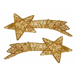 EverGreen zvijezda repatica s perlama, zlatna, 2 komada - Jeftinije.hr