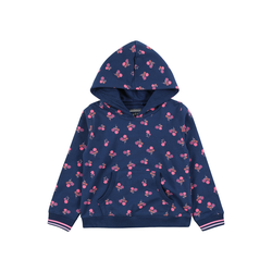 STACCATO Sweater majica, mornarsko plava / orhideja bijela / roza ...