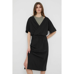G-Star Raw Dolge obleke Bohdana dress s\s Črna - Ceneje.si