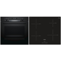BOSCH vgradna pečica s pirolizo HBG5780B0 + indukcijska kuhalna plošča ...