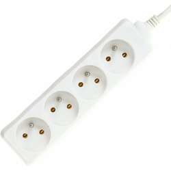 Extension cable 5 m 230 white, 4 drawers - Ceneje.si