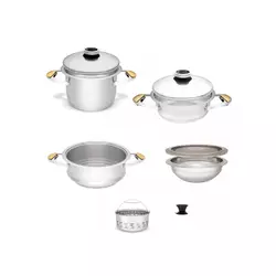 Zepter Junior cookware set - pots for cooking without fat and water and ...