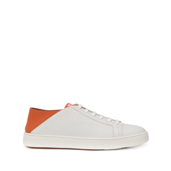 Santoni - orange leather sneaker - men - White - Jeftinije.hr
