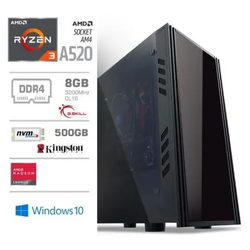 Računalnik MEGA 5000 A520/R5-5600G/DDR4-8GB/SSD500GB-NVMe/AMD grafika ...