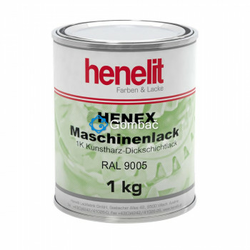 Pokrivni premaz za kovino HENELIT.K.1.10 (ČRNA MAT 1kg) - Ceneje.si