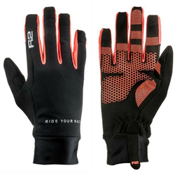 R2 sportske rukavice Cruiser, crna/neon crvena, 8 - Jeftinije.hr