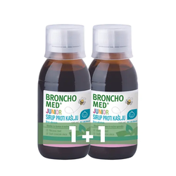 Bronchomed Junior, sirup proti kašlju; 1+1 Gratis - Ceneje.si